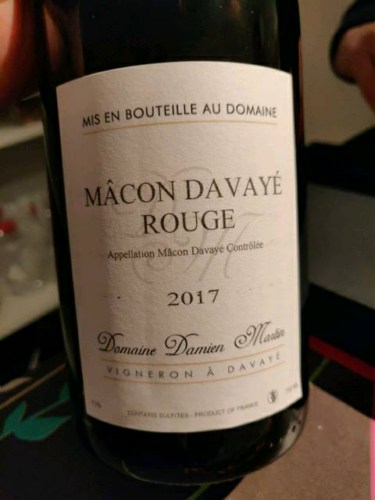 Domaine Robert et Damien Martin Mâcon Davayé Rouge | Vivino France