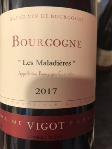 Domaine Vigot Fabrice Bourgogne 'Les Maladières' | Vivino English