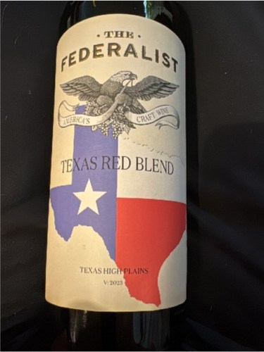 2023 The Federalist Texas Red Blend | Vivino English