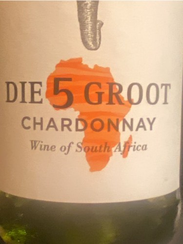 Die 5 Groot Chardonnay | Vivino US