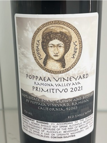 Poppaea Primitivo | Vivino US
