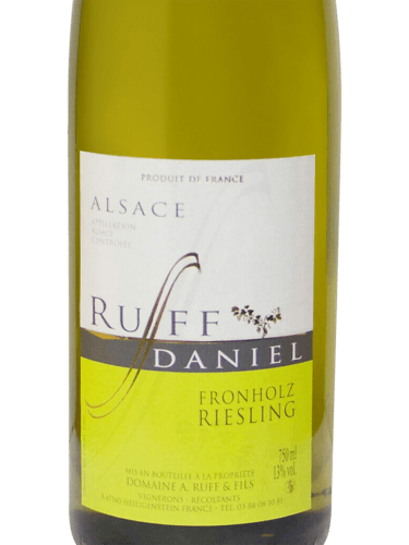 Domaine A. Ruff & Fils - Daniel Ruff Fronholz Riesling | Vivino France