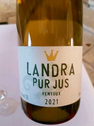 Château Landra Pur Jus Ventoux Blanc | Vivino US