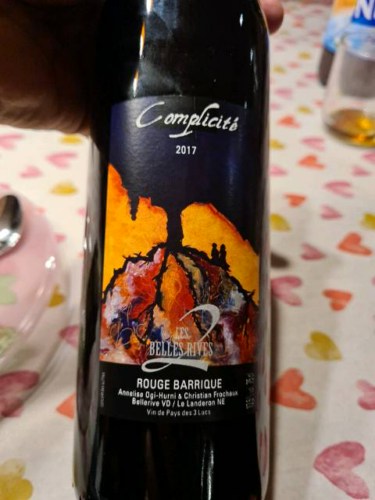 Les 2 Belles Rives Complicité Rouge Barrique | Vivino US