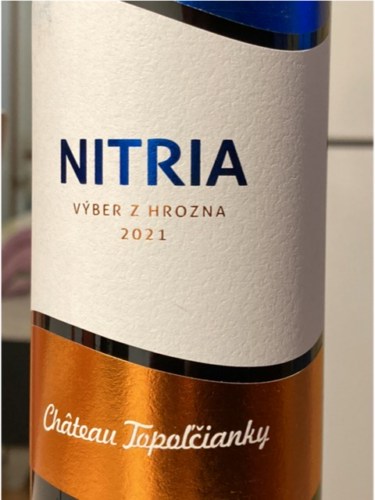 Château Topoľčianky Nitria Výber z Hrozna | Vivino US