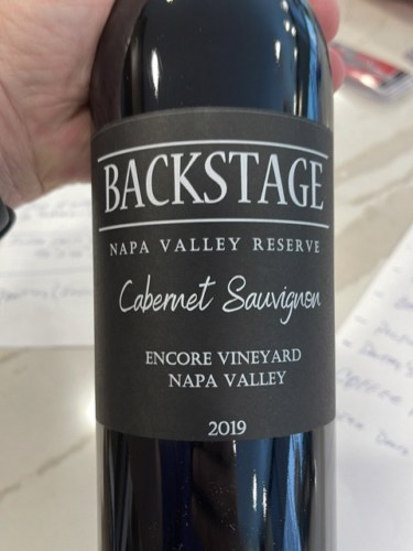 Backstage Encore Vineyard Reserve Cabernet Sauvignon | Vivino US