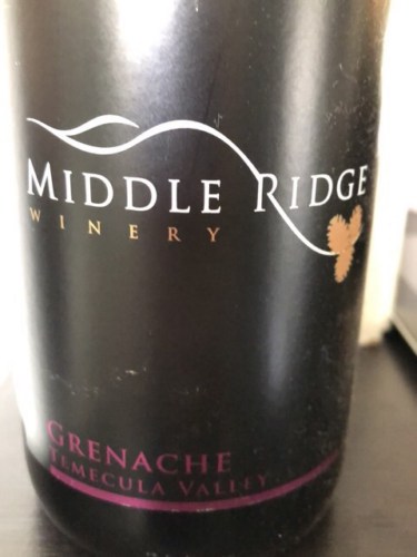Middle Ridge Winery Grenache | Vivino English