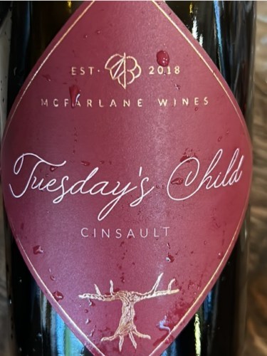 McFarlane Wines Tuesday's Child Cinsault | Vivino US
