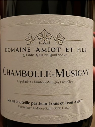 Domaine Pierre Amiot et Fils Chambolle-Musigny | Vivino US