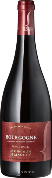 Vignerons de Mancey Les Essentielles de Mancey Bourgogne Pinot Noir ...