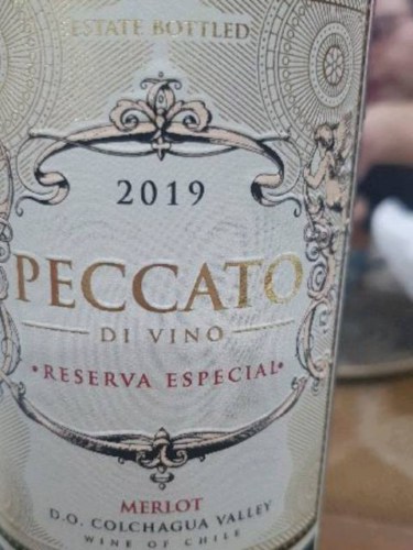 Peccato di Vino Reserva Especial Merlot | Vivino US