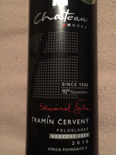 Château Modra Tramín Červený | Vivino US