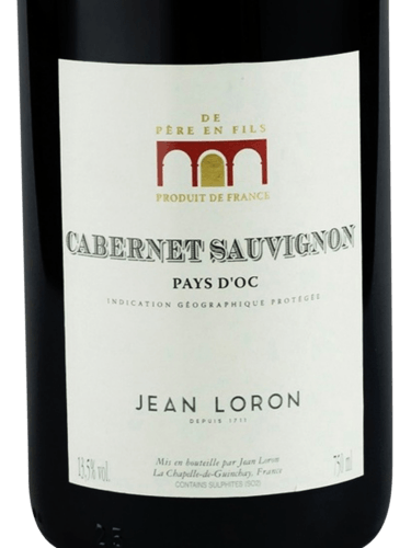 Jean Loron Cabernet Sauvignon | Vivino English