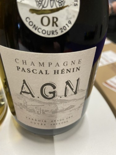 Pascal Henin Terroir Cuvée Agéenne A.G.N Champagne Grand Cru | Vivino US