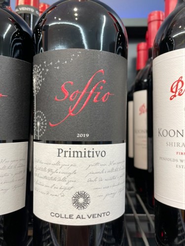 2019 Colle Al Vento Spira Primitivo | Vivino US