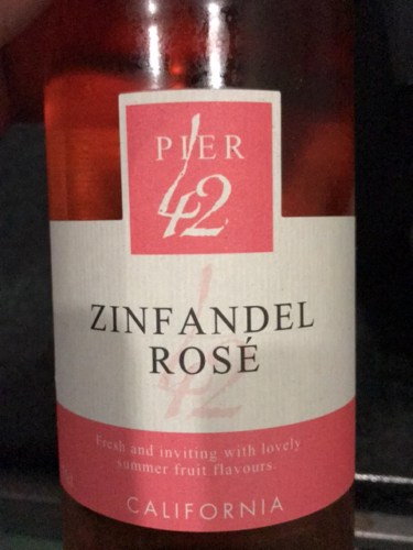 Pier 42 Zinfandel Rosé | Vivino English