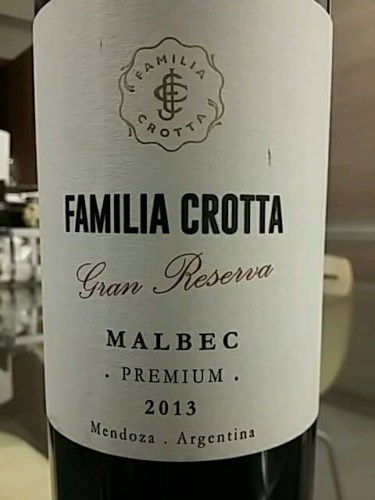 Familia Crotta Gran Reserva Premium Malbec | Vivino US