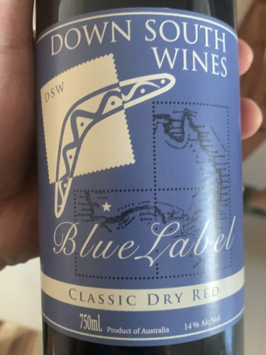 Down South Wines Blue Label Classic Dry Red | Vivino US