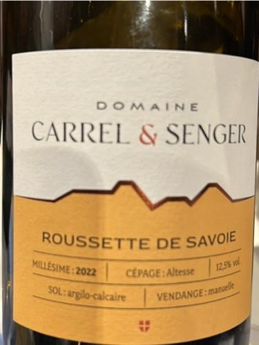 Domaine Carrel & Senger Roussette de Savoie | Vivino US