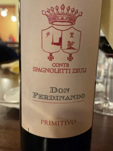 Conte Spagnoletti Zeuli Don Ferdinando Primitivo | Vivino US