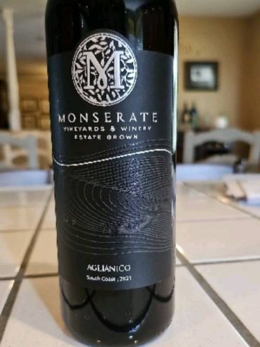 Monserate Vineyards & Winery Aglianico | Vivino US