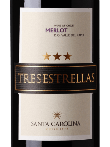 Santa Carolina Tres Estrellas Merlot | Vivino Brasil