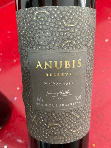 2018 Anubis Reserve Malbec | Vivino