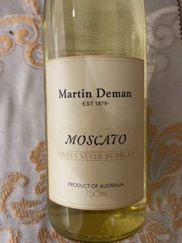 Martin Deman Moscato Rosé Sweet Style Bubbles | Vivino 日本