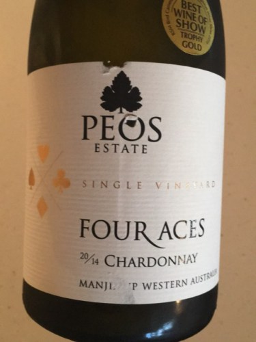 Peos Estate Four Aces Chardonnay |Vivino Hong Kong