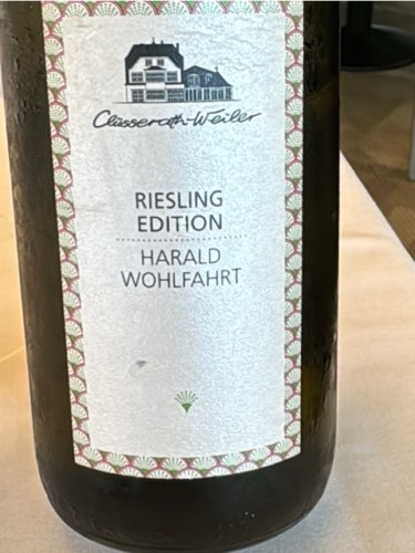 Clusserath-Weiler Harald Wohlfahrt Riesling Edition | Vivino English