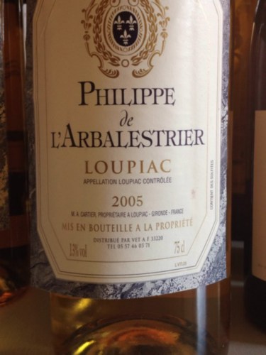 Philippe de l'Arbalestrier Loupiac | Vivino Australia