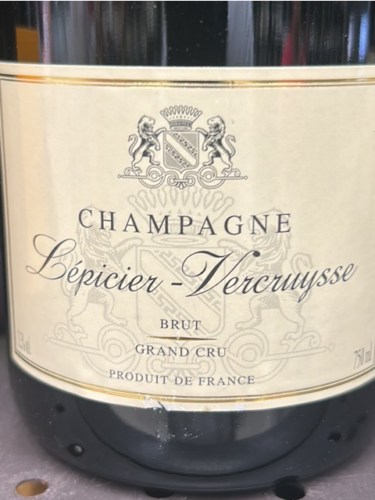 Lépicier-Vercruysse Brut Champagne Grand Cru | Vivino Français