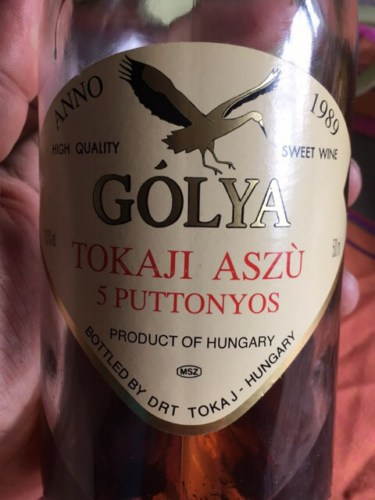 Golya Tokaji Aszu 5 Puttonyos | Vivino France