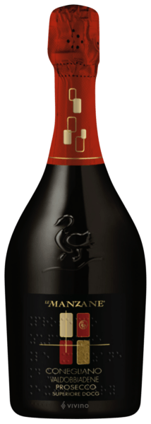 N.V. Le Manzane Conegliano Valdobbiadene Prosecco Superiore Extra Dry ...