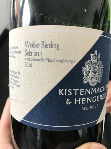 Kistenmacher & Hengerer Weisser Riesling Sekt Brut | Vivino US