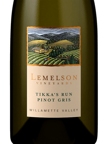 2019 Lemelson Vineyards Tikka's Run Pinot Gris | Vivino