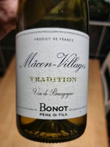 Bonot Père et Fils Tradition Mâcon-Villages | Vivino English