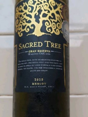 Aguirre Sacred Tree Gran Reserva Merlot | Vivino English