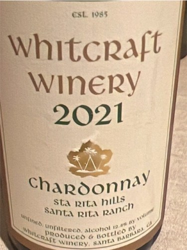Whitcraft Santa Rita Ranch Chardonnay | Vivino US