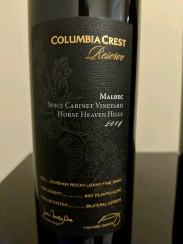 Columbia Crest Reserve Spice Cabinet Vineyard Malbec | Vivino Canada