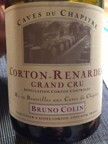 2018 Bruno Colin Caves du Chapitre Corton-Renardes Grand Cru | Vivino US