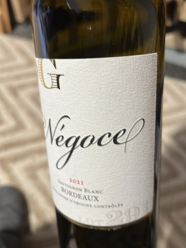 de Négoce OG Lot 291 Sauvignon Blanc Bordeaux | Vivino US