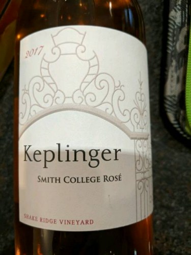 Keplinger Shake Ridge Vineyard Smith College Rosé | Vivino