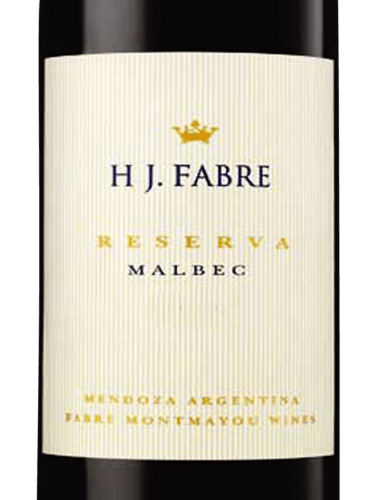 Fabre Montmayou H J. Fabre Reserva Malbec | Vivino Hong Kong