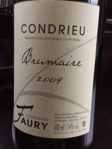 Domaine Faury Brumaire Condrieu | Vivino US