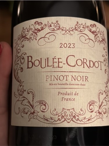Les Producteurs Réunis Boulee-Cordot Pinot Noir | Vivino US