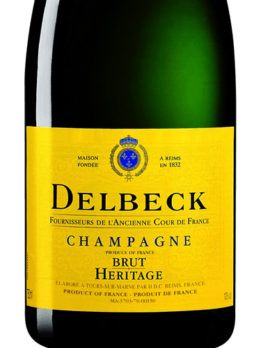 N.V. Delbeck Brut Heritage Champagne Grand Cru 'Tours-sur-Marne ...