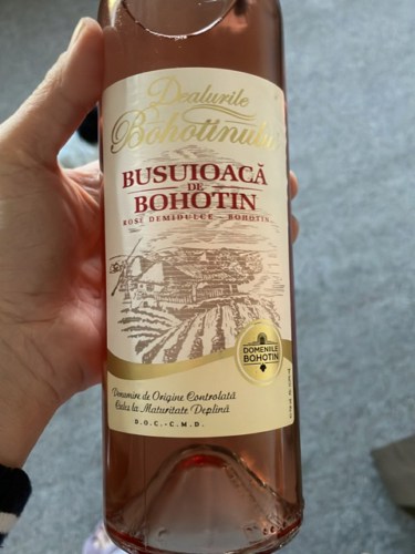 Domeniile Bohotin Dealurile Bohotinului Busuioacă de Bohotin Rosé ...