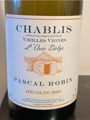 Maison Pascal Robin L'Orée Délys Vieilles Vignes Chablis | Vivino English