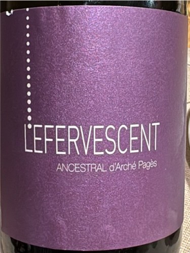 Arché Pagès L'Efervescent Ancestral d'Arche Pages | Vivino US